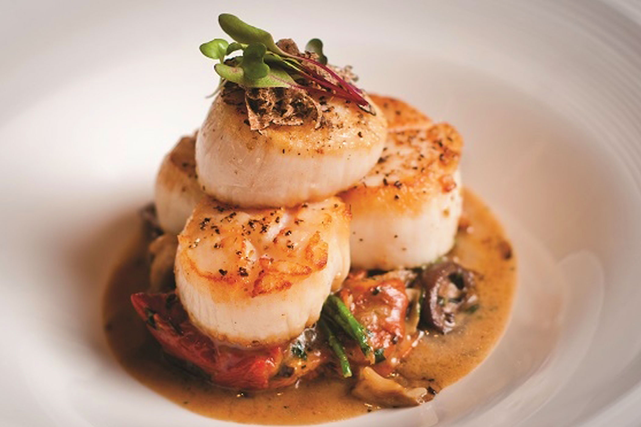 Terrapin Sea Scallops Recipe | Visit Virginia Travel Guide Guide